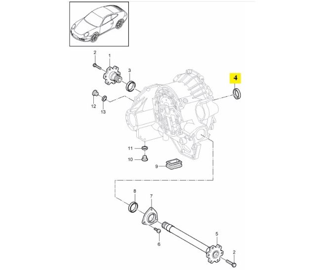 IMS GENUINE PORSCHE NEW OIL SEAL TORQUE CONVERTER 0189970447 - PORSCHE ...