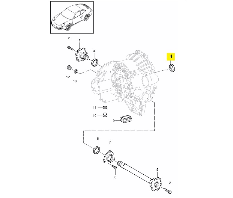 IMS GENUINE PORSCHE NEW OIL SEAL TORQUE CONVERTER 0189970447 - PORSCHE ...