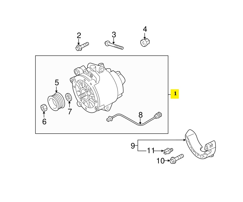 IMS GENUINE PORSCHE NEW ALTERNATOR 94860302301 - PORSCHE PANAMERA 970 ...