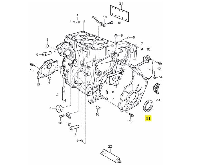 IMS GENUINE PORSCHE NEW FRONT OIL SEAL CRANKSHAFT 95510105100 - PORSCHE ...