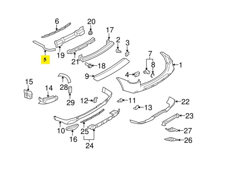 IMS GENUINE PORSCHE NEW RETAINING STRIP 95550539403 - PORSCHE CAYENNE ...