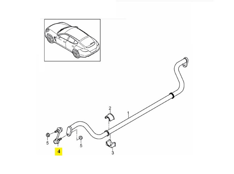 IMS GENUINE PORSCHE NEW ANTI BAR STABILIZER LINK 97034306903 - PORSCHE ...