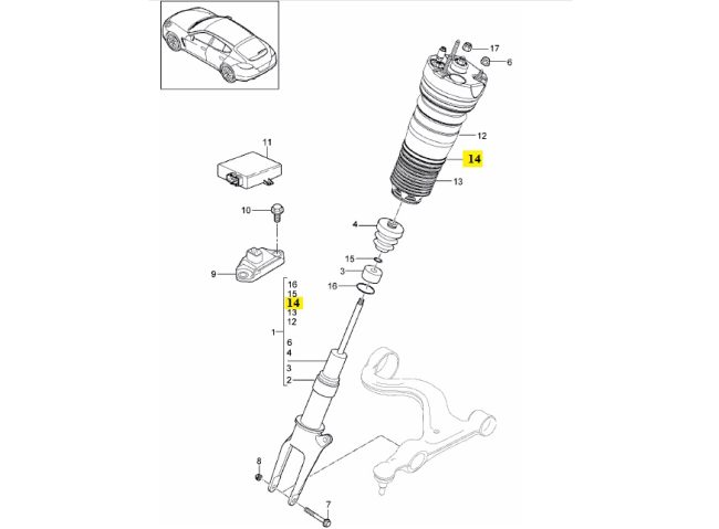 IMS GENUINE PORSCHE NEW CLAMP 97034360300 - PORSCHE PANAMERA 970 2009 ...