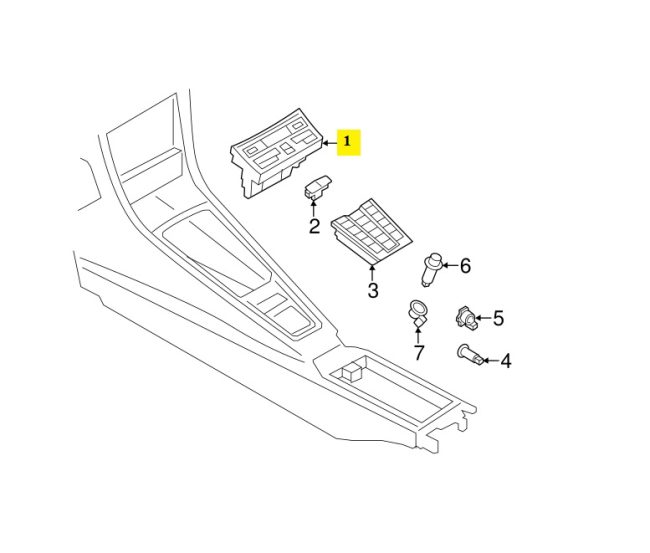 IMS GENUINE PORSCHE NEW AIR COND CONTROL SWITCH PANEL CONTROL UNIT ...