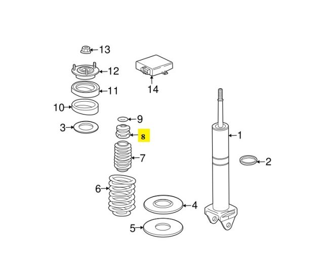 IMS GENUINE PORSCHE NEW ABSORBER DAMPER 99633310502 - PORSCHE CARRERA ...
