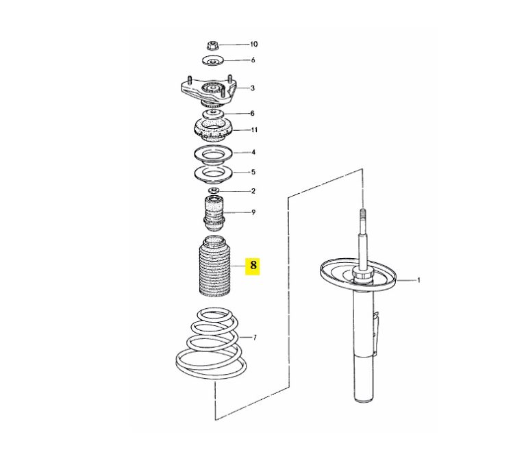 IMS GENUINE PORSCHE NEW BELLOW 99634350500 - PORSCHE BOXSTER 986, 987 ...