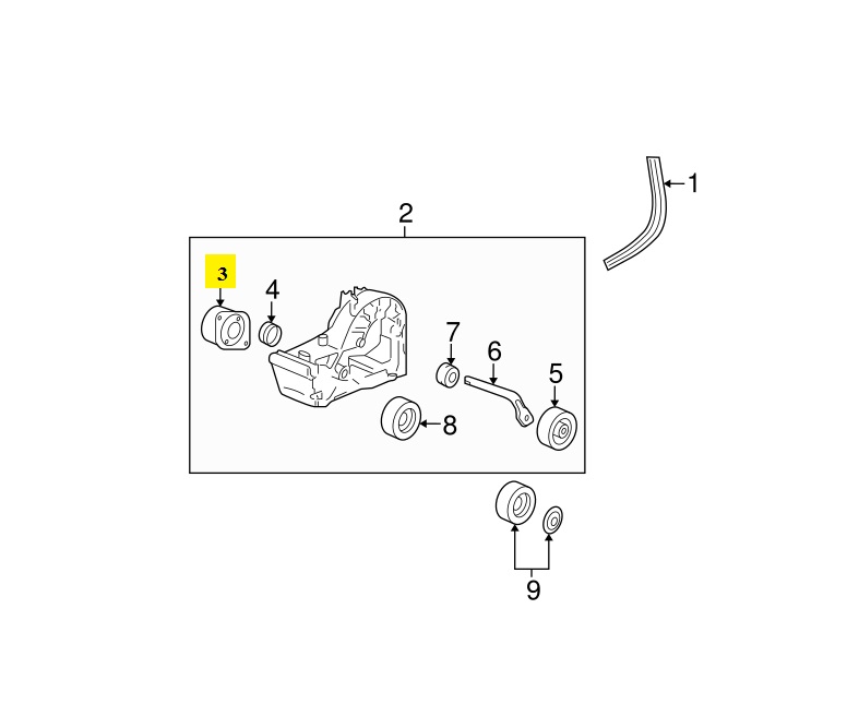 IMS GENUINE PORSCHE NEW ENGINE BELTING TENSIONAL 99710226000 - PORSCHE ...