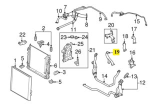 IMS GENUINE RANGE ROVER WATER PIPE LR050935-RANGE ROVER 5.0L 3.0L 2013 ...