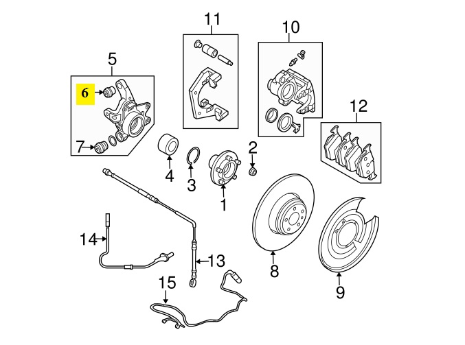 IMS GENUINE RANGE ROVER UPPER BUSH REAR RHF000260- RANGE ROVER SPORT ...